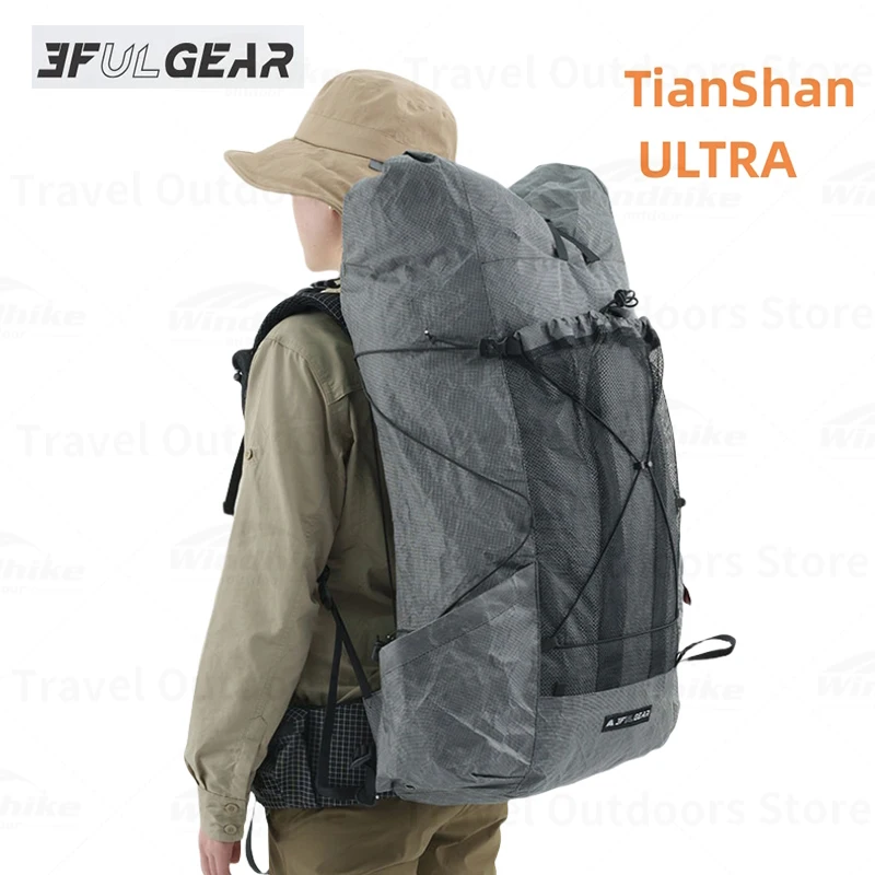 기획전 2025 요즘 sns에서 난리난 3F UL GEAR TianShan ULTRA 35+10L 배낭 UHMWPE 패브릭 초경량 야외 캠핑 하이킹 등산 가방 방수 찢어짐 ...